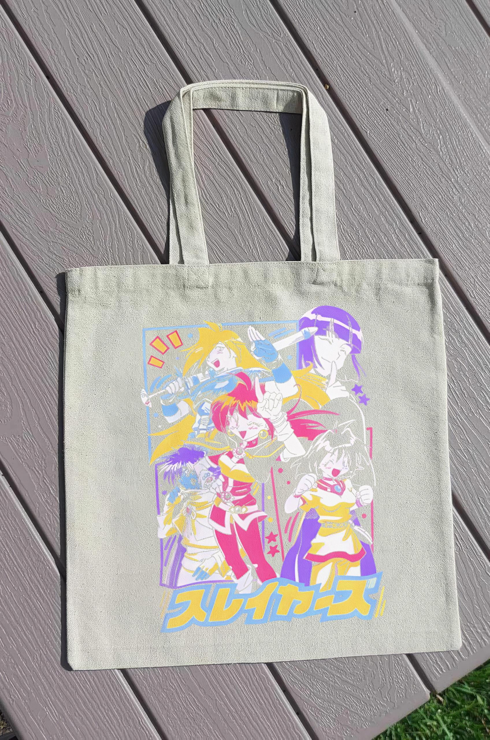 The Slayers Naga the Serpent Retro Anime Tote Bag, Lina Inverse Manga ...