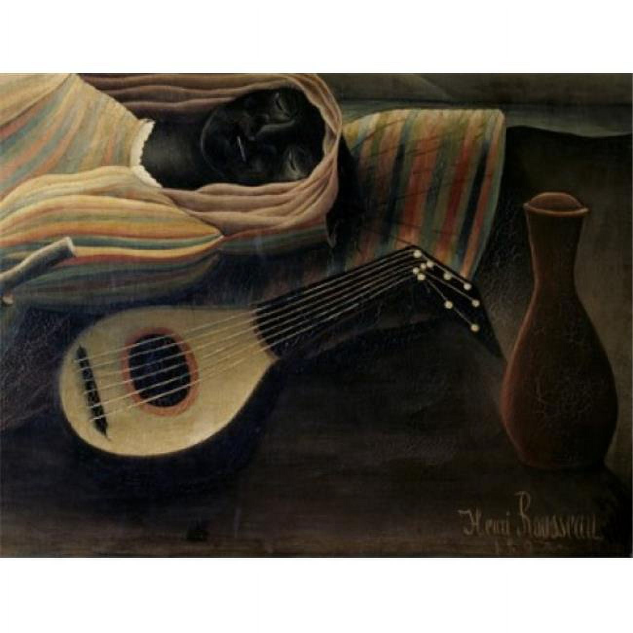 The Sleeping Gypsy Detail 1897 Henri Rousseau 1844-1910 French Oil on ...