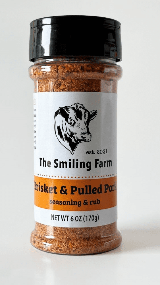 The Smiling Farm Brisket and Pulled Pork Seasoning and Rub, 6oz ...