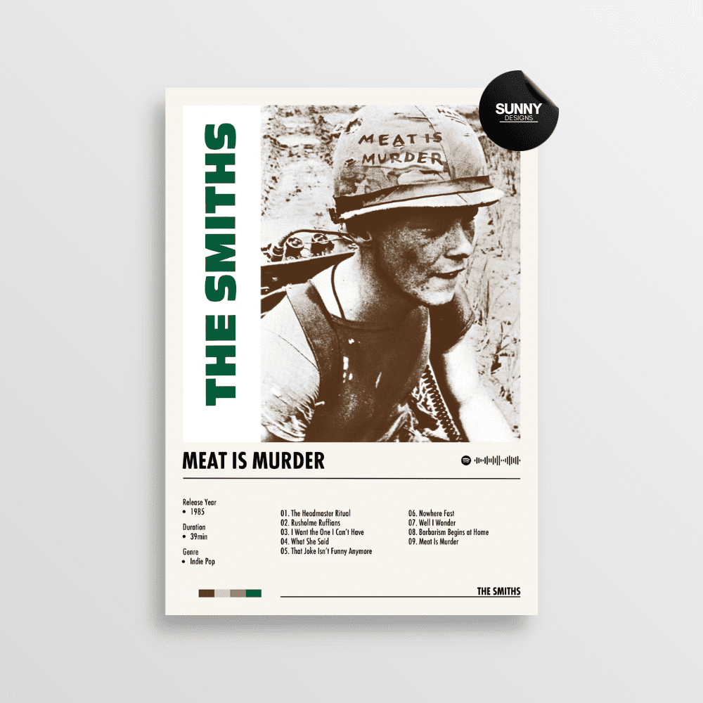 The Smiths - Meat is Murder, Album Cover Poster, Music Poster, Album ...