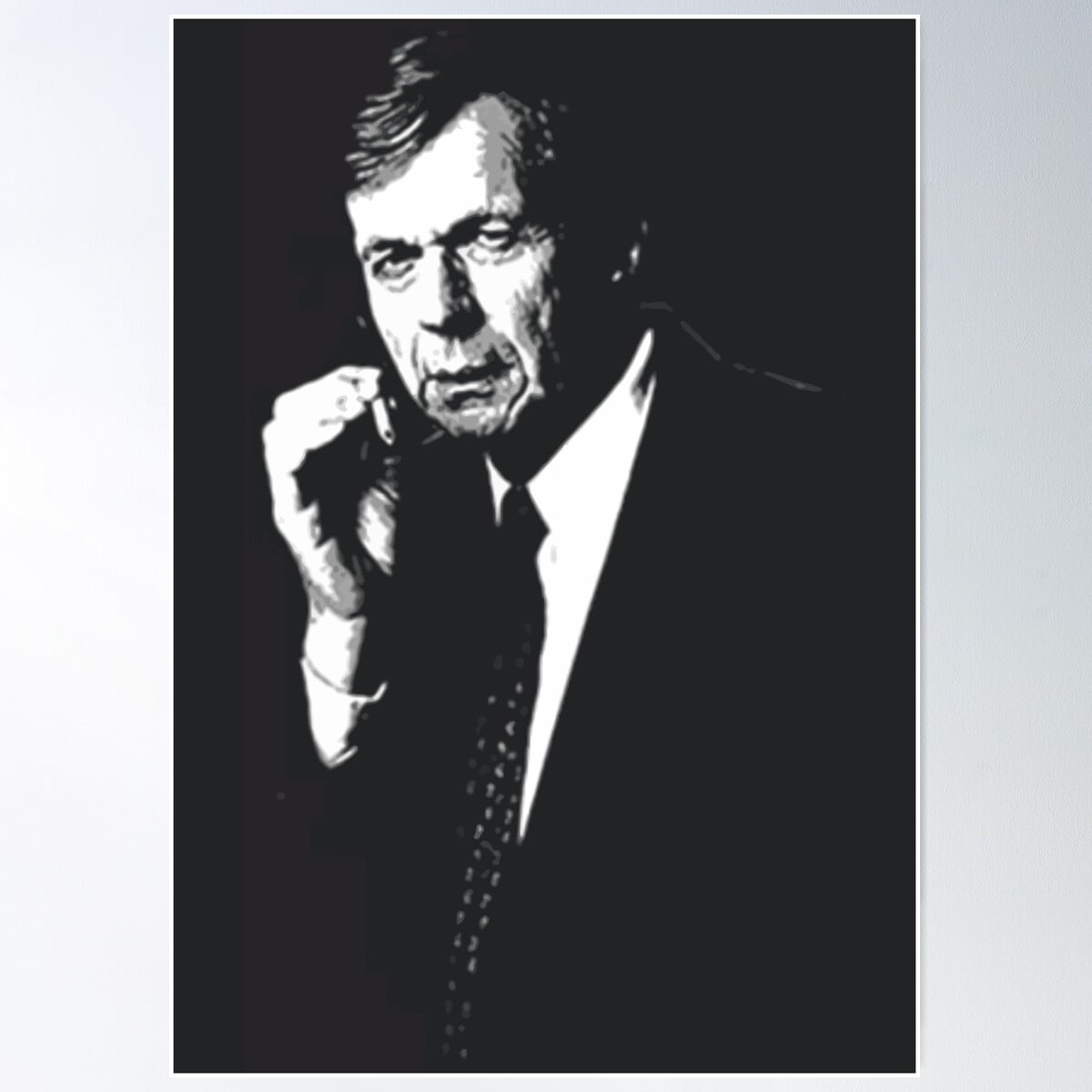 The Smoking Man Cigarette X Files Tv Scifi Aliens Poster Wall Art ...