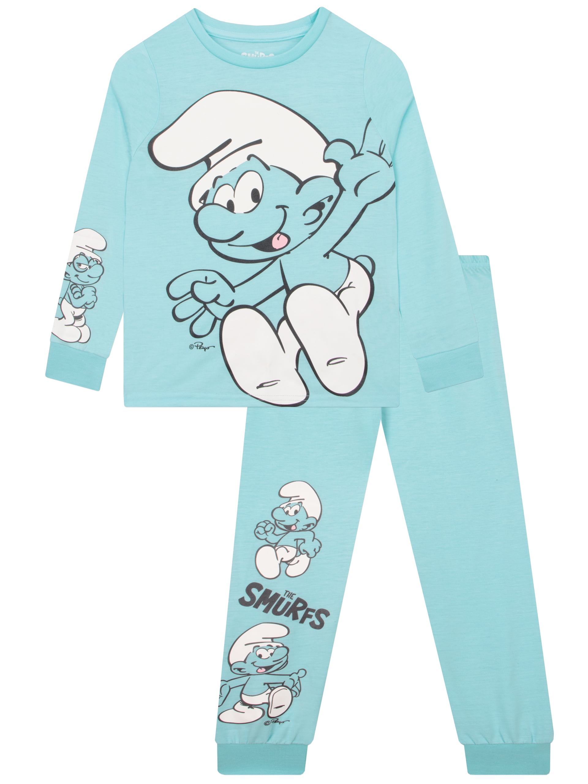 The Smurfs Boys Long Sleeve Pajamas Pink Sizes 3T-10 - Walmart.com