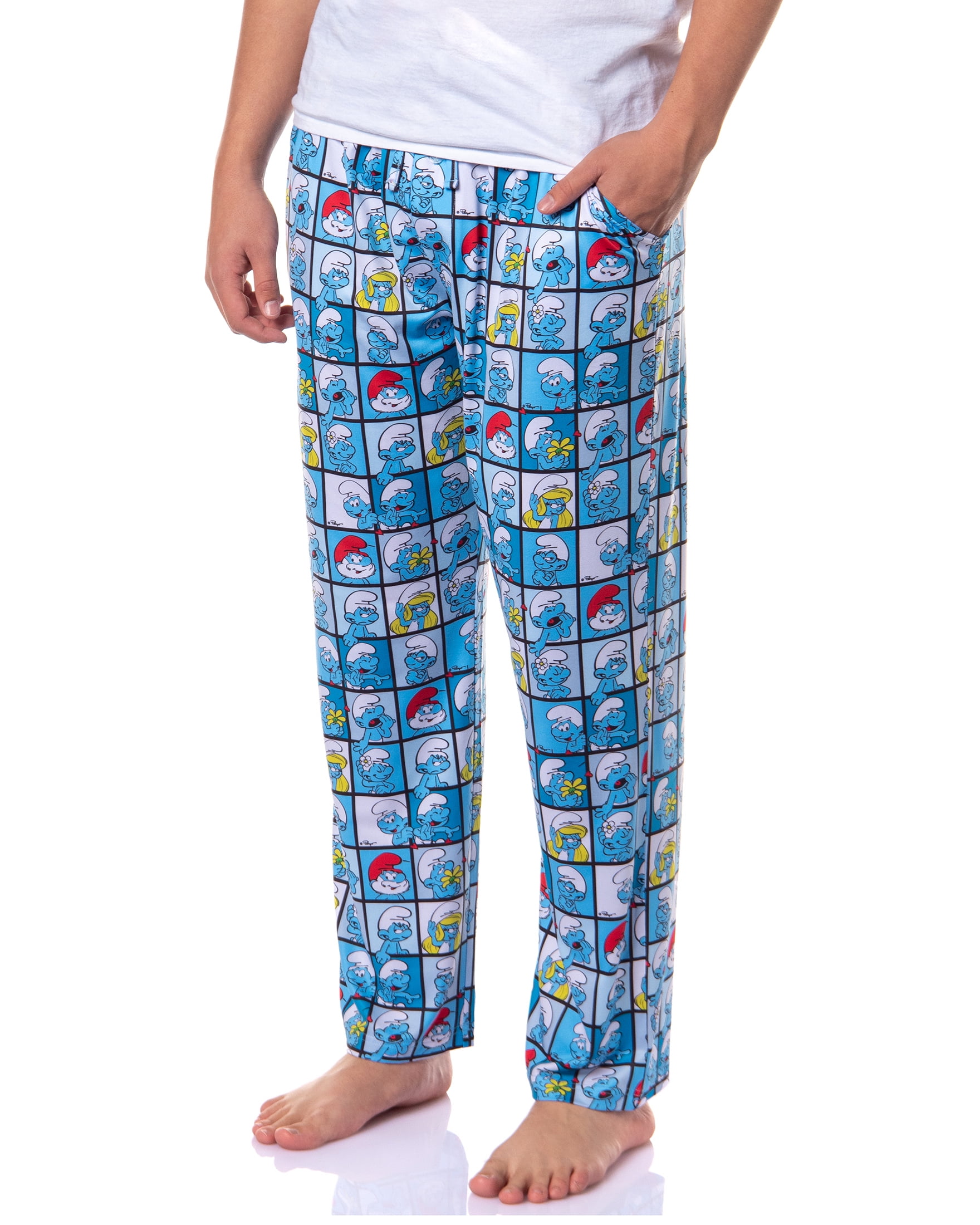 The Smurfs Men's Smurfette Brainy Papa Smurf 80's Retro Cartoon ...