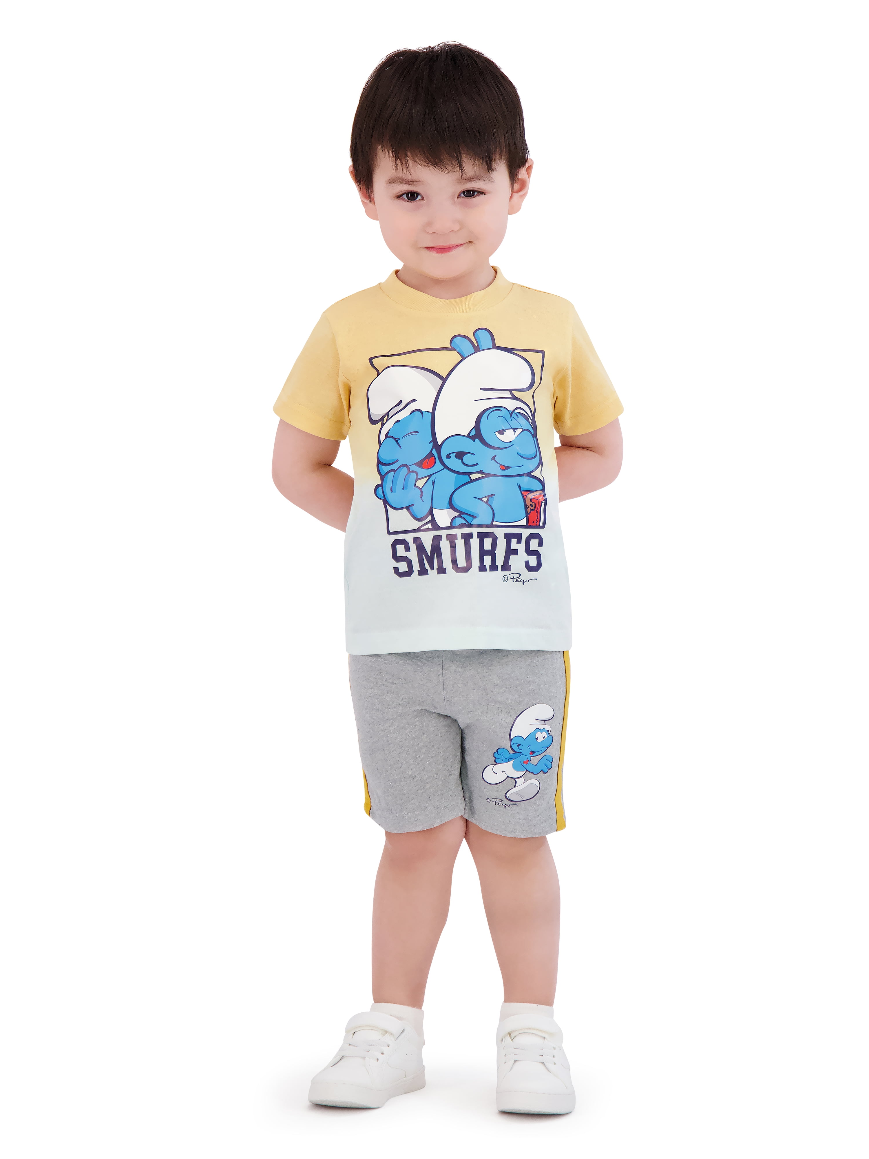 The Smurfs Toddler Boy 2 Piece Short Set, Size 2T - Walmart.com