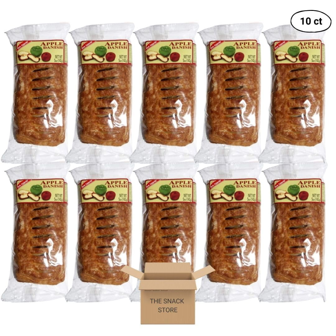The Snack Store Bundle Bon Appetit Apple Danish, Pack of 10 (5 oz ...