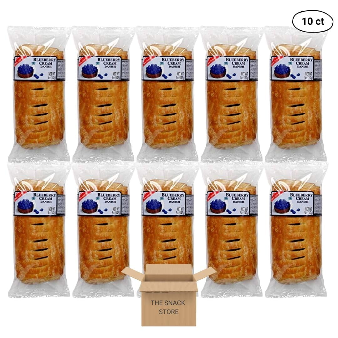 The Snack Store Bundle Bon Appetit Blueberry Cream Danish, Pack of 10 ...