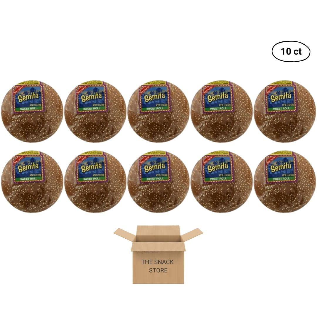 The Snack Store Bundle Bon Appetit Semita Sweet Roll, Pack of 10 (4.5 ...