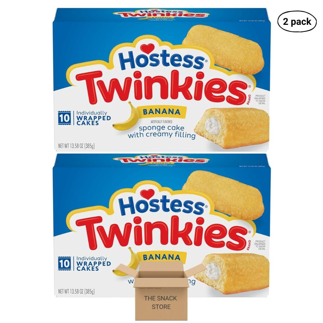 The Snack Store Bundle Hostess Twinkies Banana Sponge Cake with Creamy ...