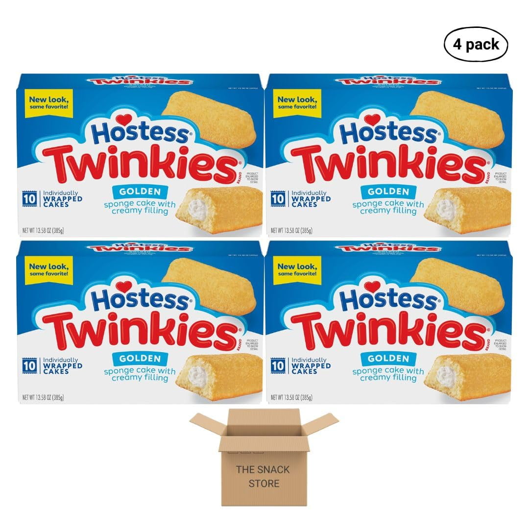 The Snack Store Bundle Hostess Twinkies Golden Sponge Cake with Creamy ...