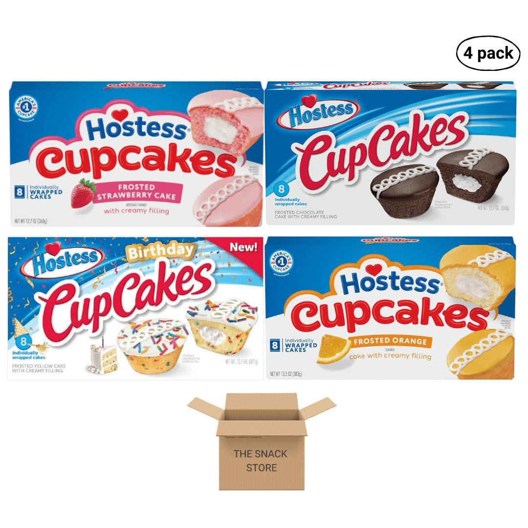 The Snack Store Variety Pack | Hostess CupCakes Frosted Strawberry ...