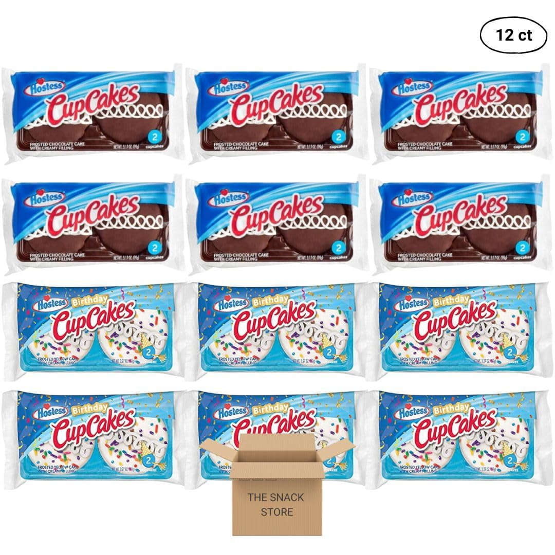 The Snack Store Variety Pack | Hostess Cupcakes Chocolate and Cupcakes ...