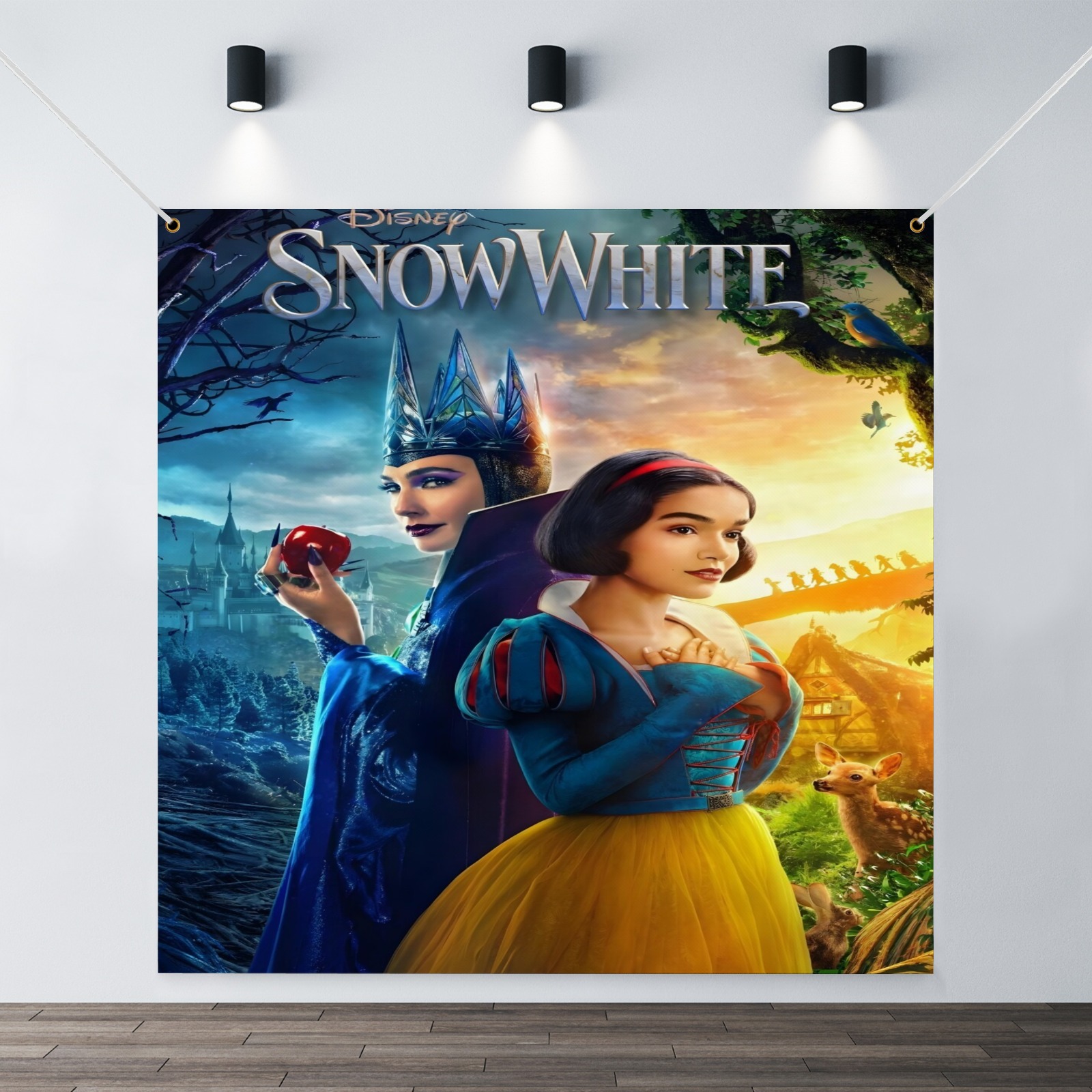 The Snow Whites and the Seven Dwarfs holiday banner is perfect for ...