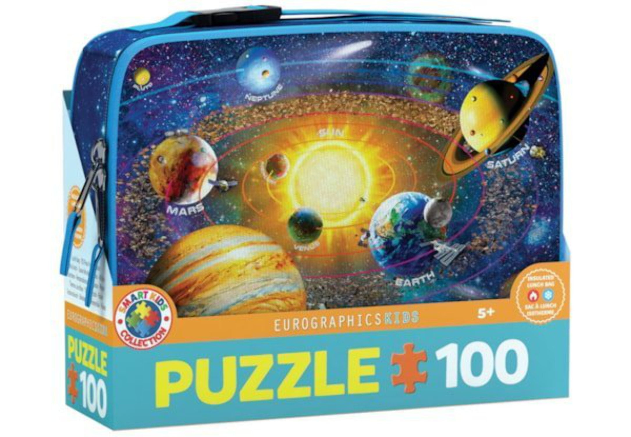The Solar System Lunch Bag 100 Piece Jigsaw Puzzle by Eurographics ...