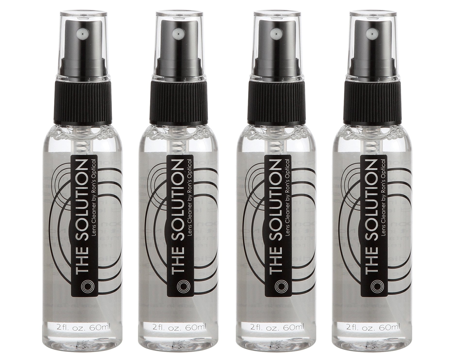 The Solution Lens Cleaner Spray Pack of 4-2oz Alcohol Free Eyeglass ...