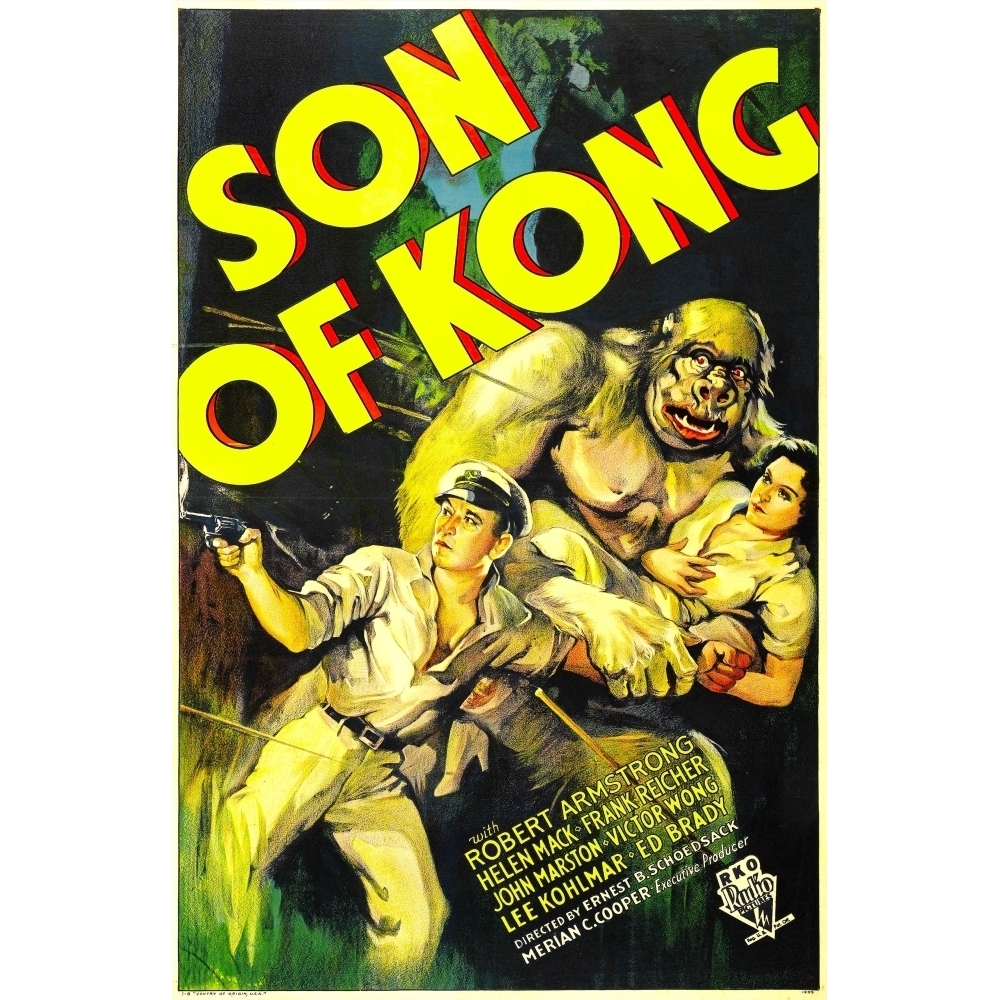 The Son Of Kong From Left: Robert Armstrong Helen Mack 1933 Movie ...