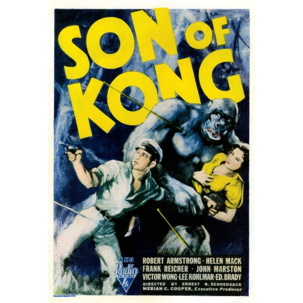 The Son Of Kong Poster From Left: Robert Armstrong Helen Mack 1933 ...
