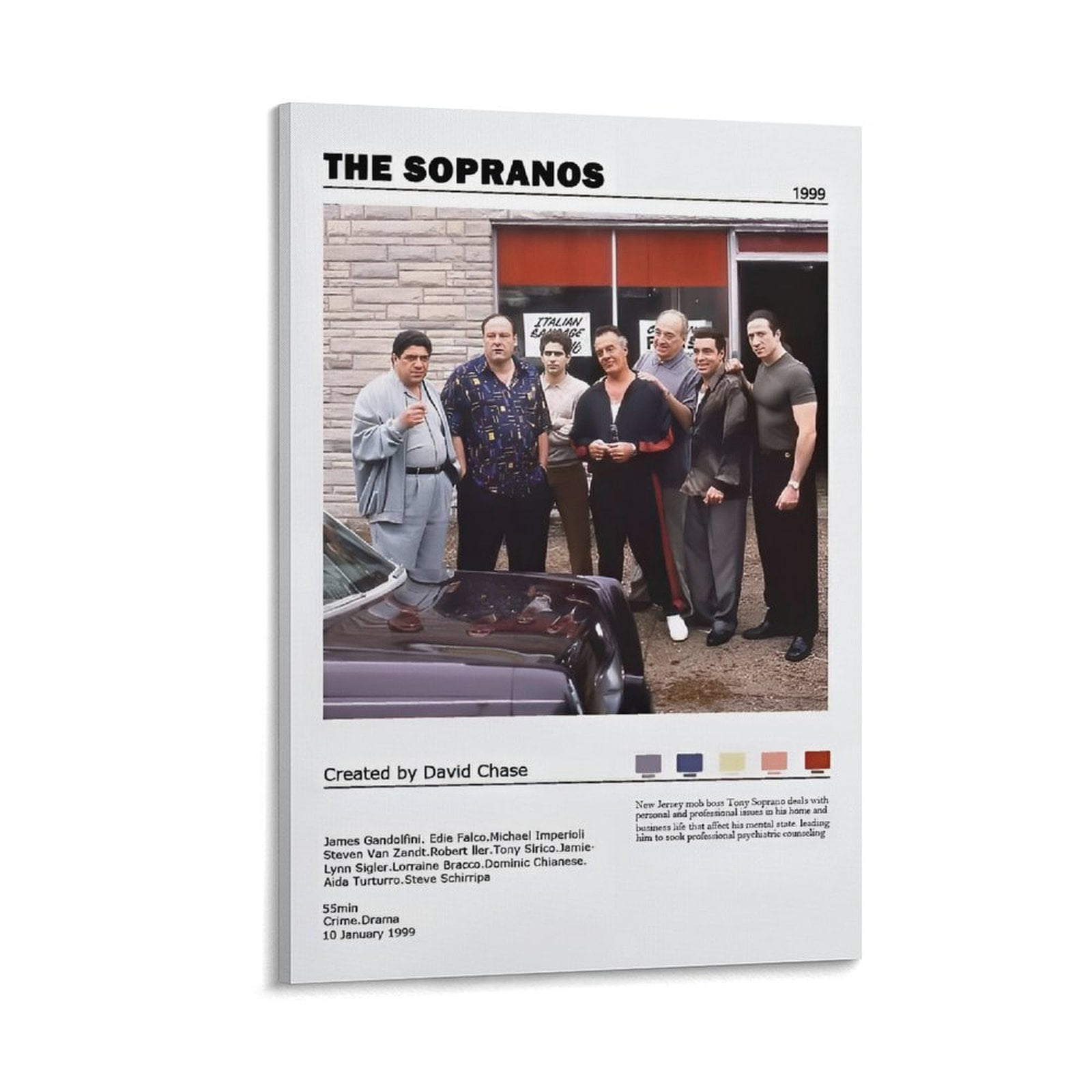 The Sopranos Family Poster - Sopranos Poster (4) Canvas Art Poster and ...