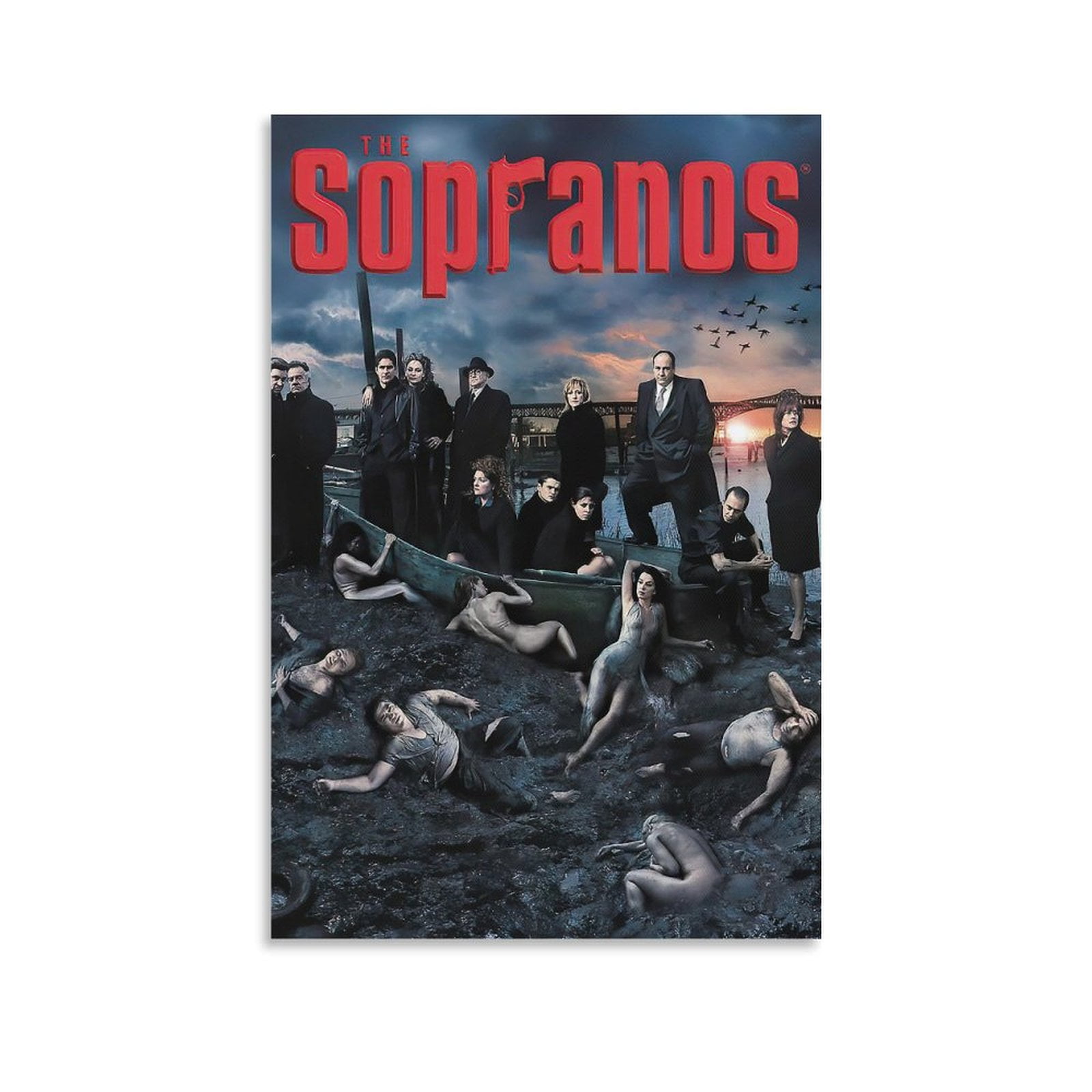 The Sopranos Poster Tv Series Show Poster (4) Posters Art Print Wall ...