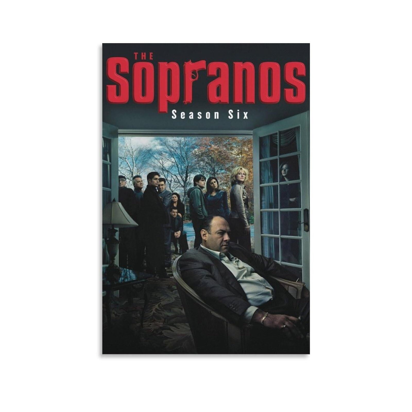 The Sopranos TV Show Poster Tony Soprano Artistic Canvas Print ...