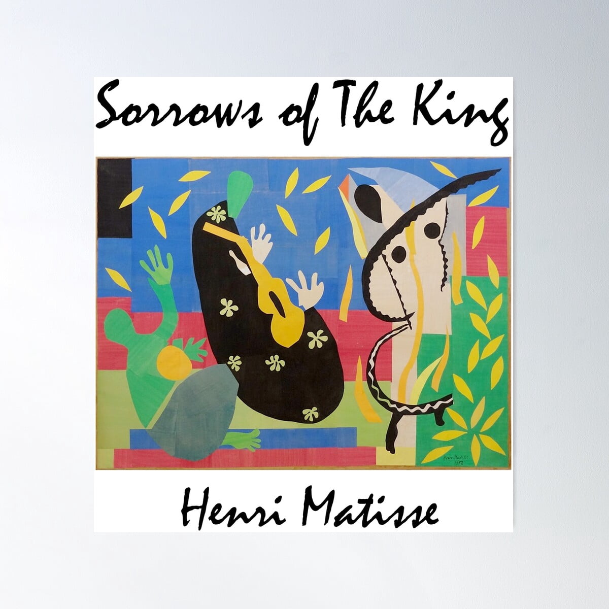 The Sorrows Of The King Henri Matisse Print Art - With Title Poster ...