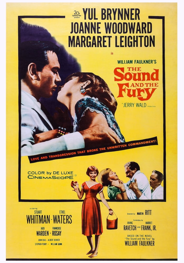 The Sound And The Fury U Movie Poster Masterprint - Walmart.com