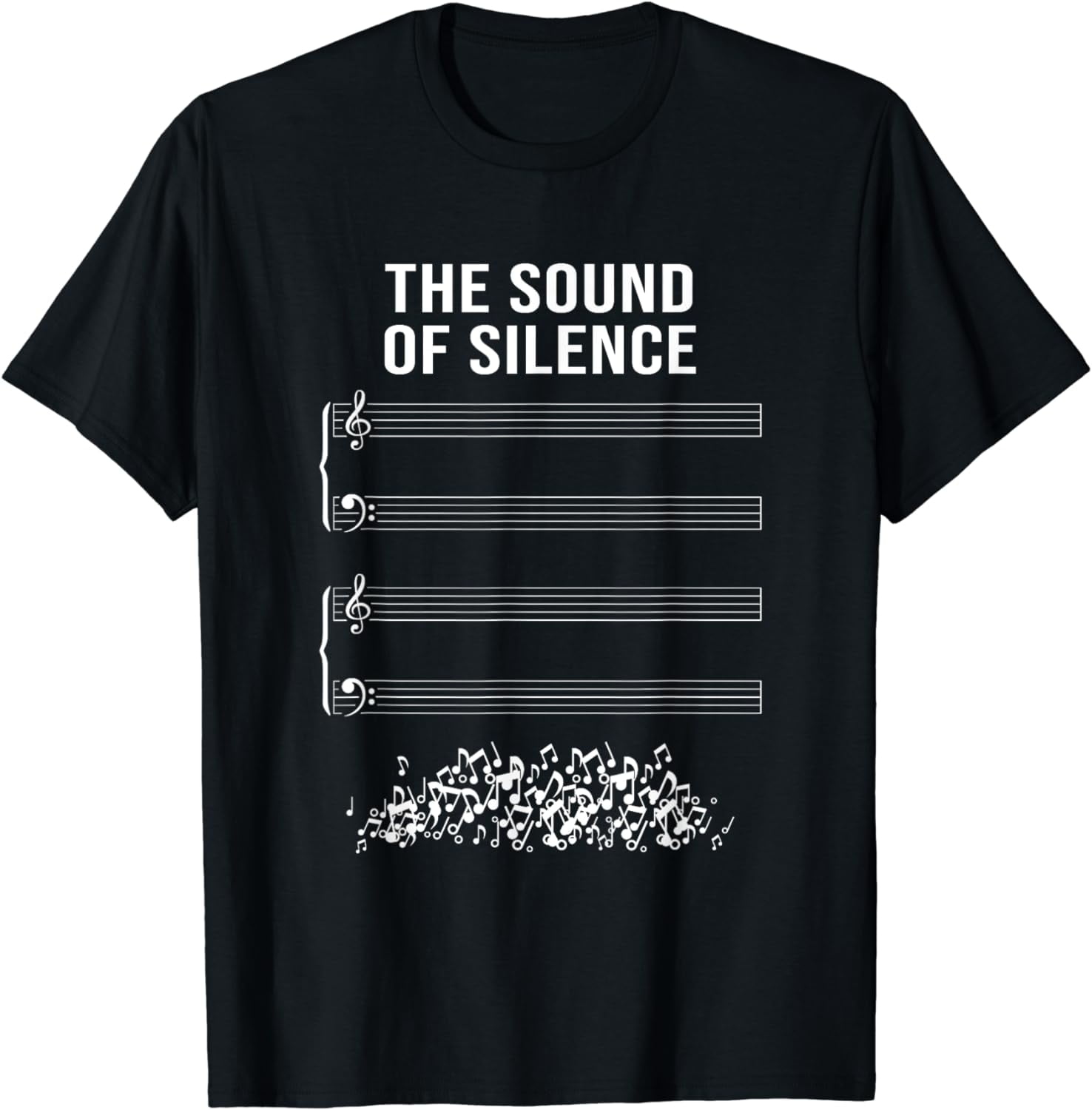 The Sound Of Silence I For Marching Band Or Orchestra T-Shirt - Walmart.com