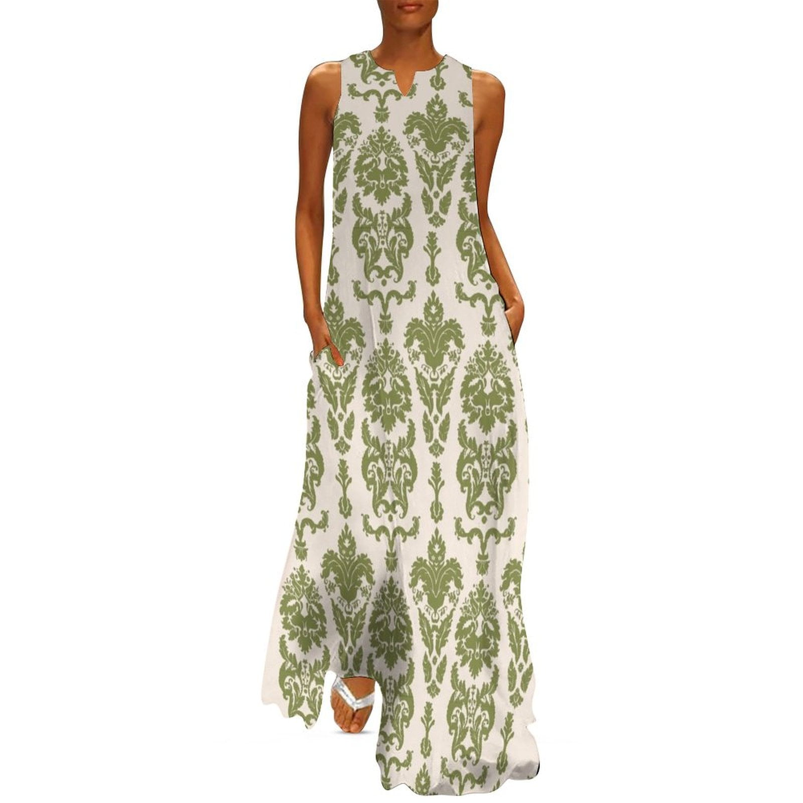 The Sound of Music Von Trapp Curtain Pattern Long Dress elegant and ...