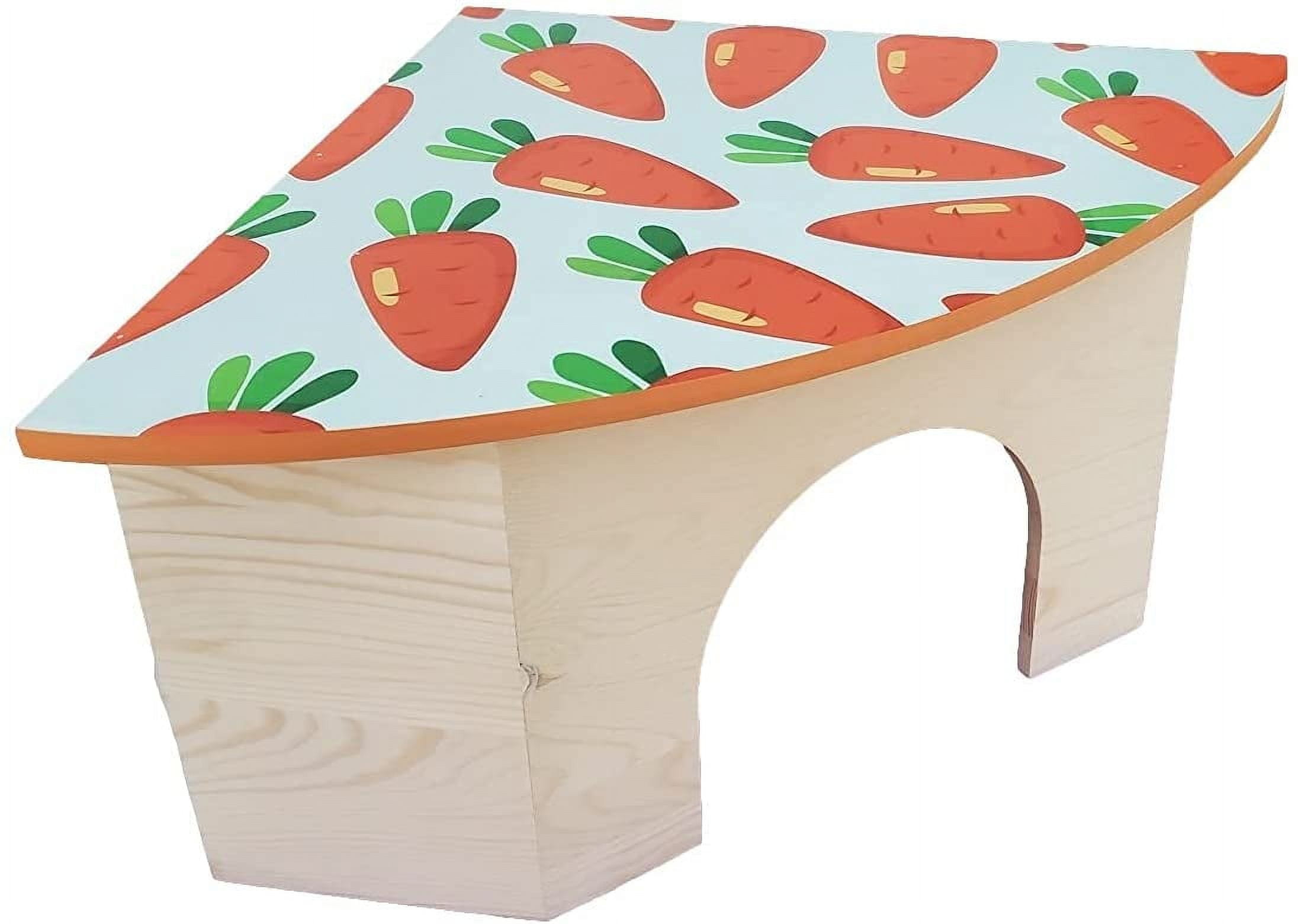 The Space House All Natural Sturdy Pine Wood Corner Hideout Hidey ...