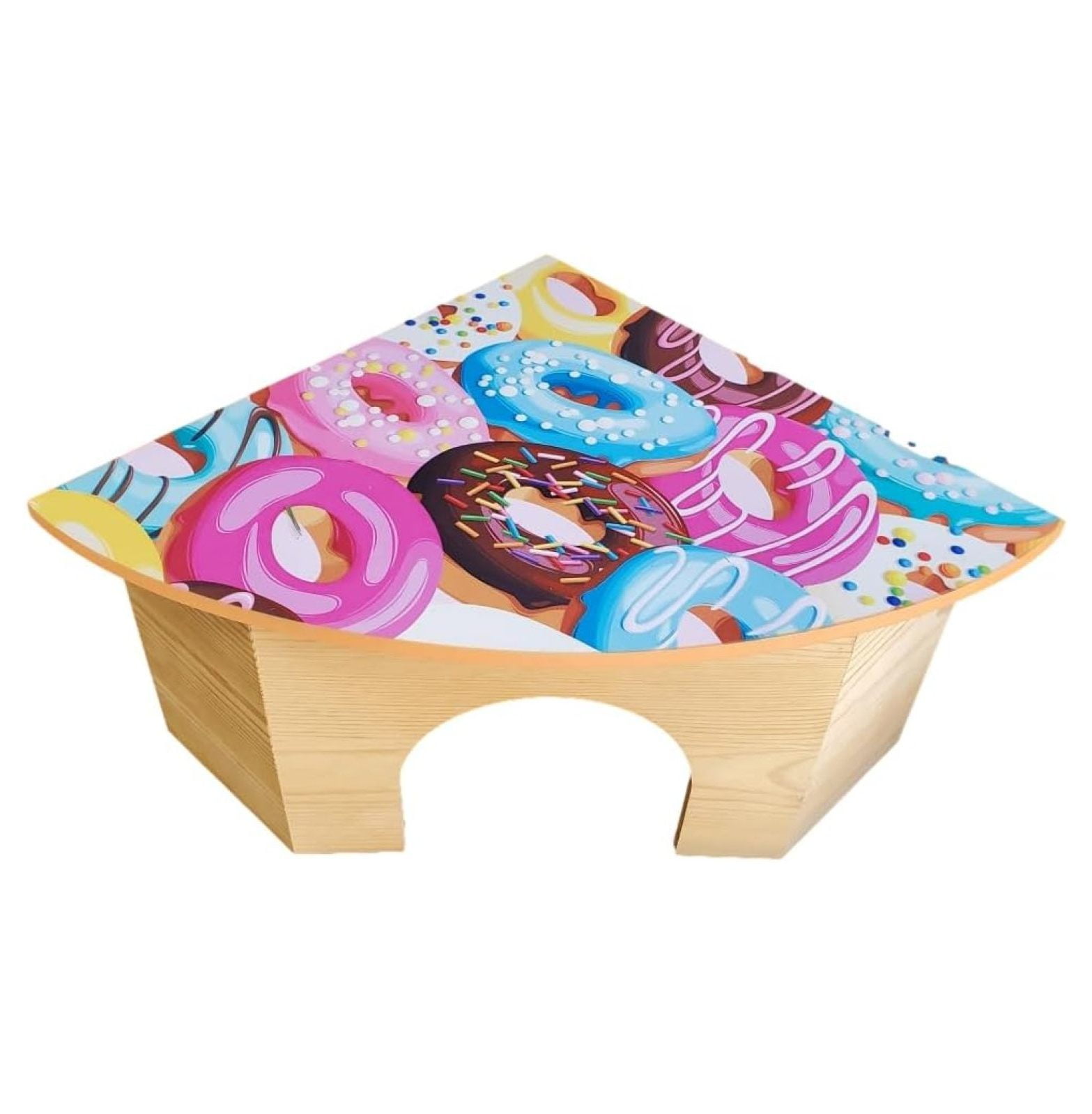 The Space House All Natural Sturdy Pine Wood Corner Hideout Hidey ...