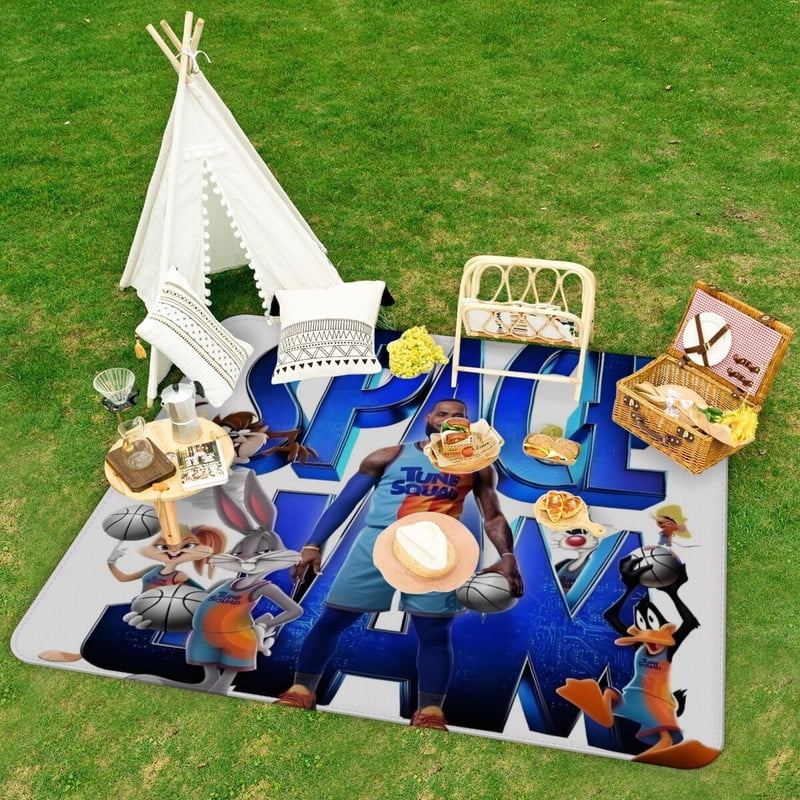 The Space Jam patterned picnic mat perfectly accompanies your every ...
