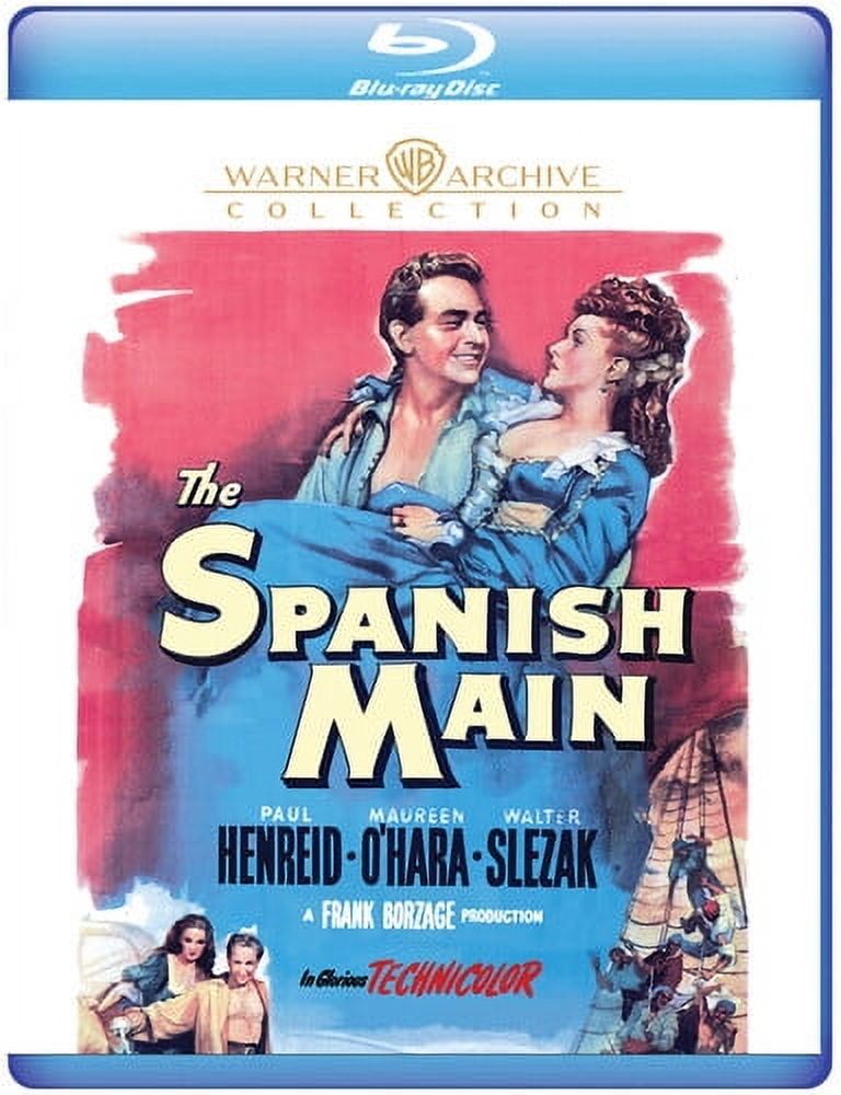 The Spanish Main (Blu-ray), Warner Bros, Action & Adventure - Walmart.com
