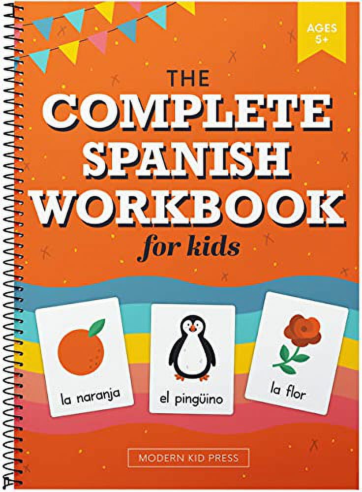 Pre-Owned The Complete Spanish Workbook for Kids (Spiral-Bound ...
