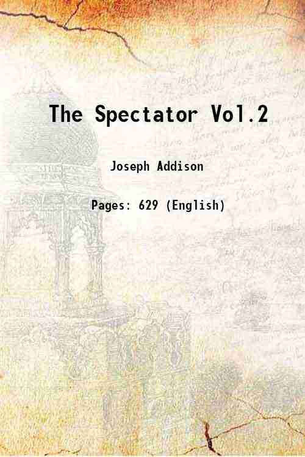 The Spectator Vol.2 1854 [Hardcover] - Walmart.com