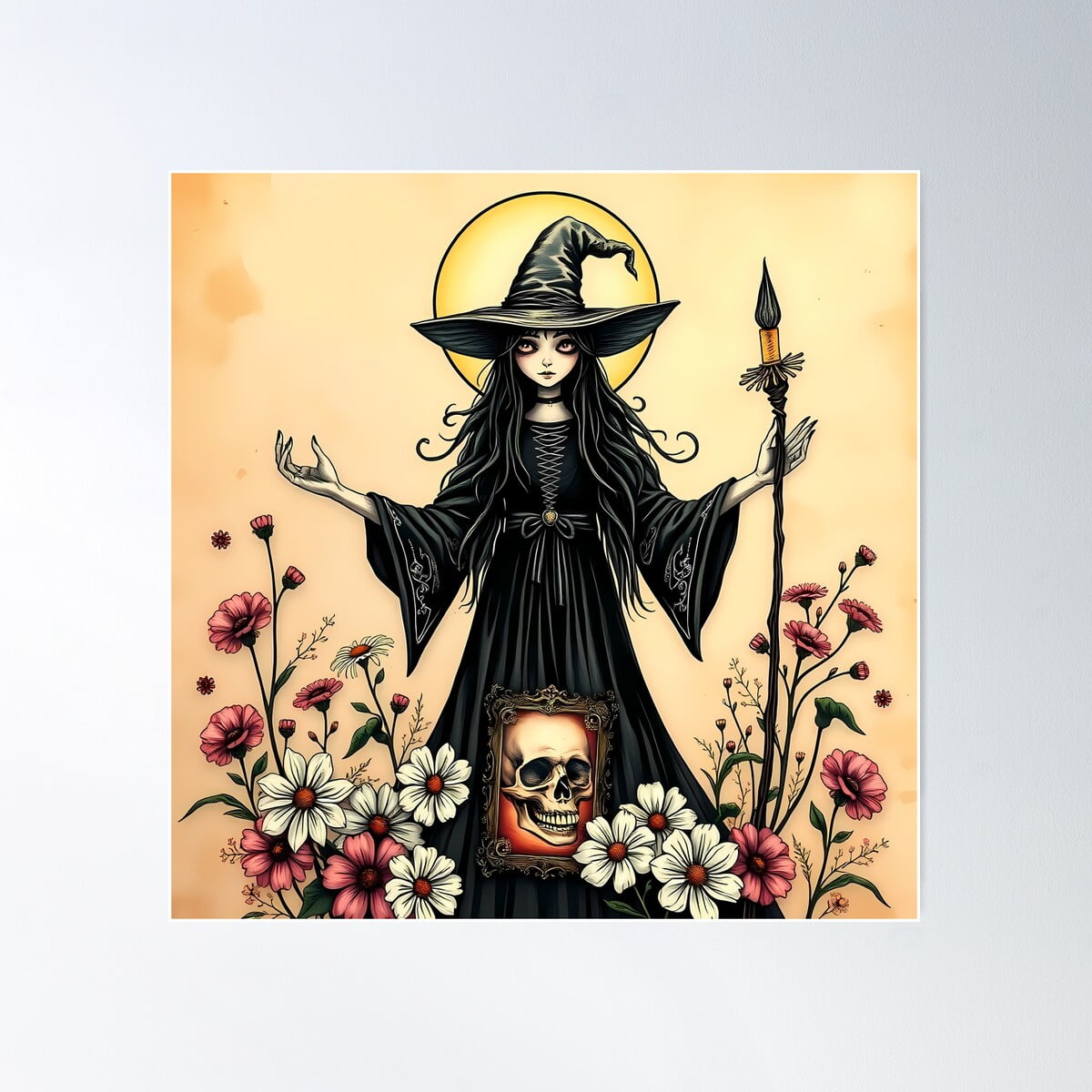 The Spellcaster'S Embrace: Witch Of The Enchanted Twilight Poster Wall ...