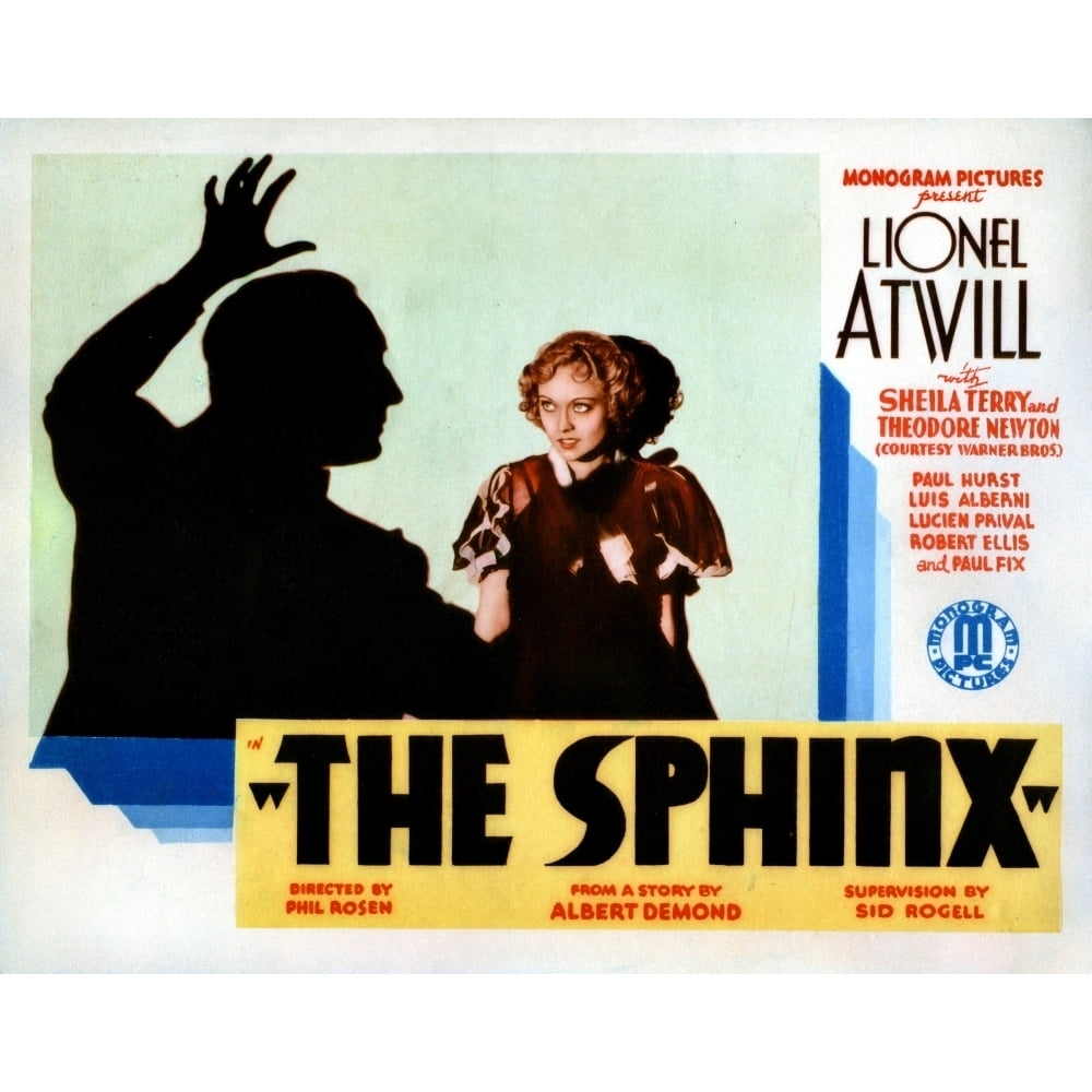 The Sphinx Sheila Terry 1933 Movie Poster Masterprint (14 x 11 ...