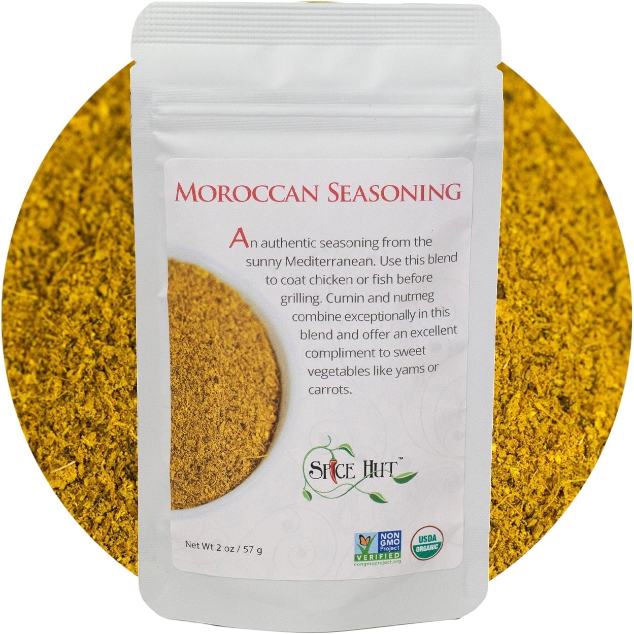 The Spice Hut - Moroccan Seasoning - Organic, Salt-Free Seasoning ...
