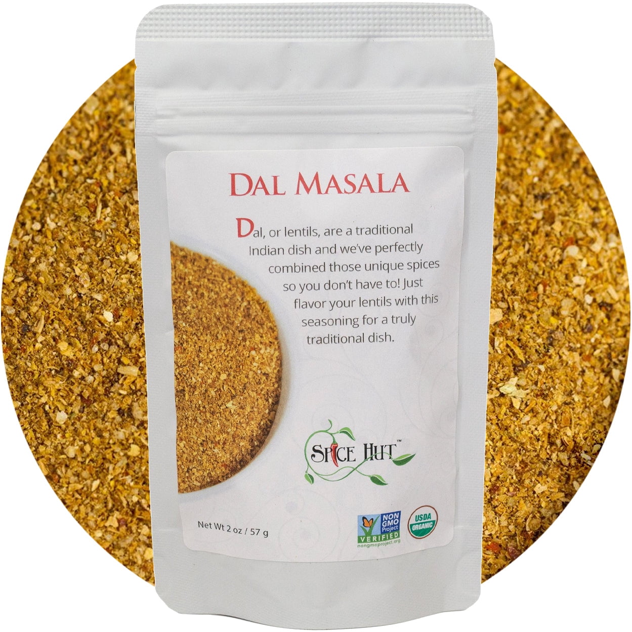 The Spice Hut Organic Dal Masala Seasoning, Quick & Easy Spice Blend ...