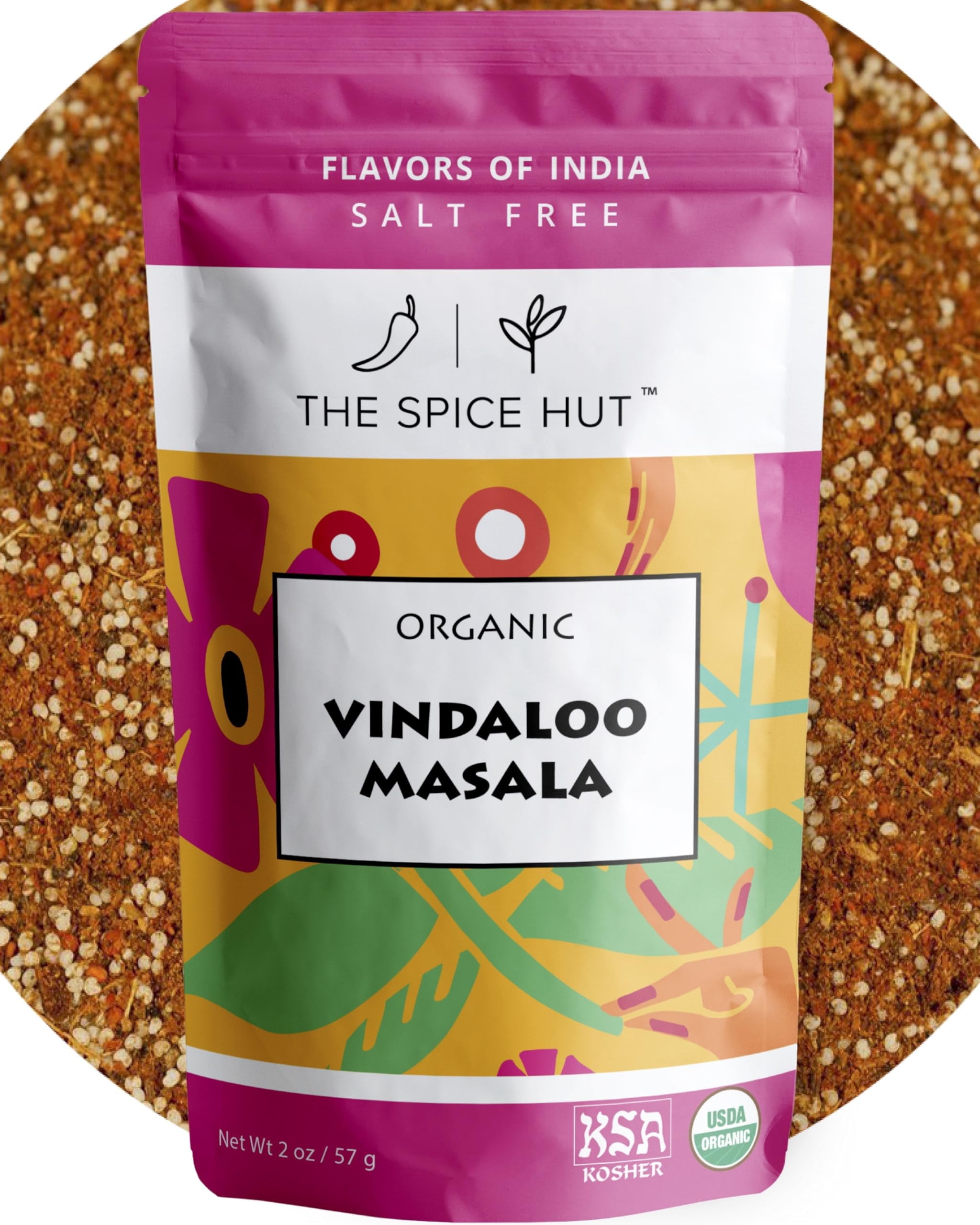 The Spice Hut Organic Vindaloo Masala Seasoning, Quick & Easy Spice ...