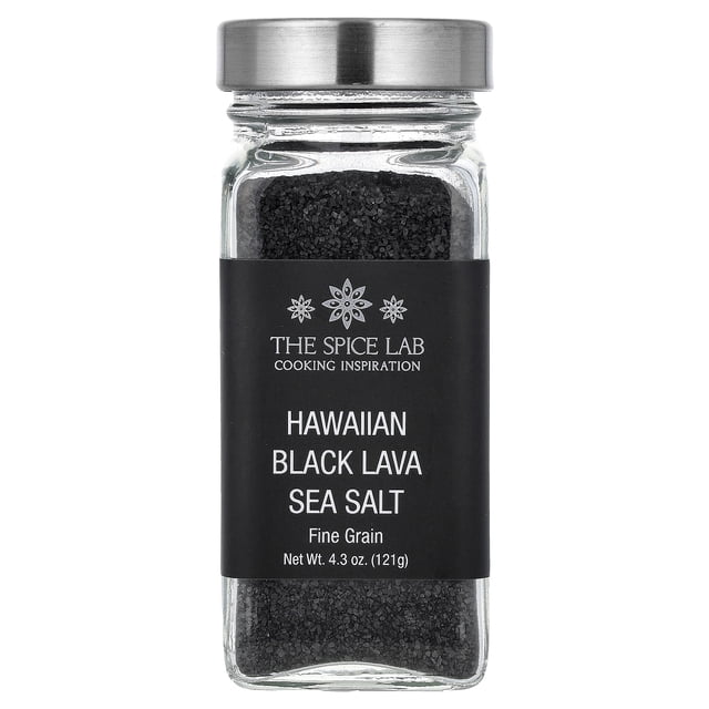 Hawaiian Black Lava Sea Salt for Breakroom Kitchens, 4.3 oz - Walmart ...