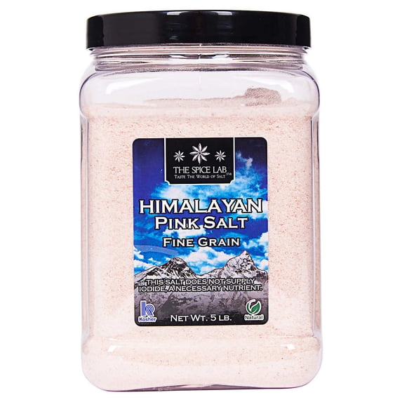The Spice Lab Himalayan Pink Salt, Fine Grain, 5 lbs - Walmart.com