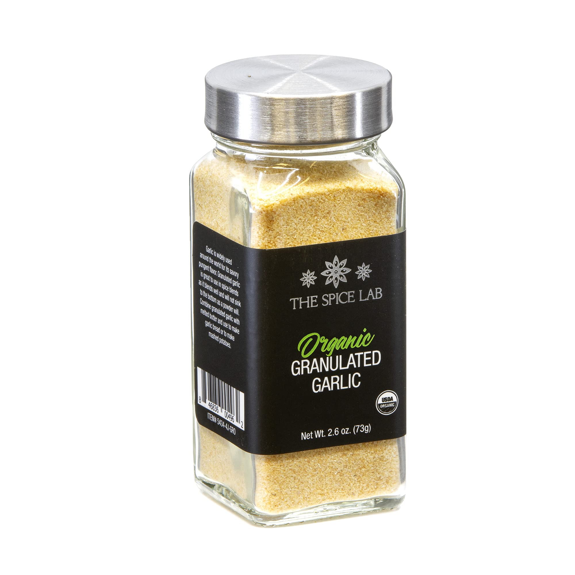 The Spice Lab Organic CI30 Garlic Powder Granulated - Dried Garlic ...