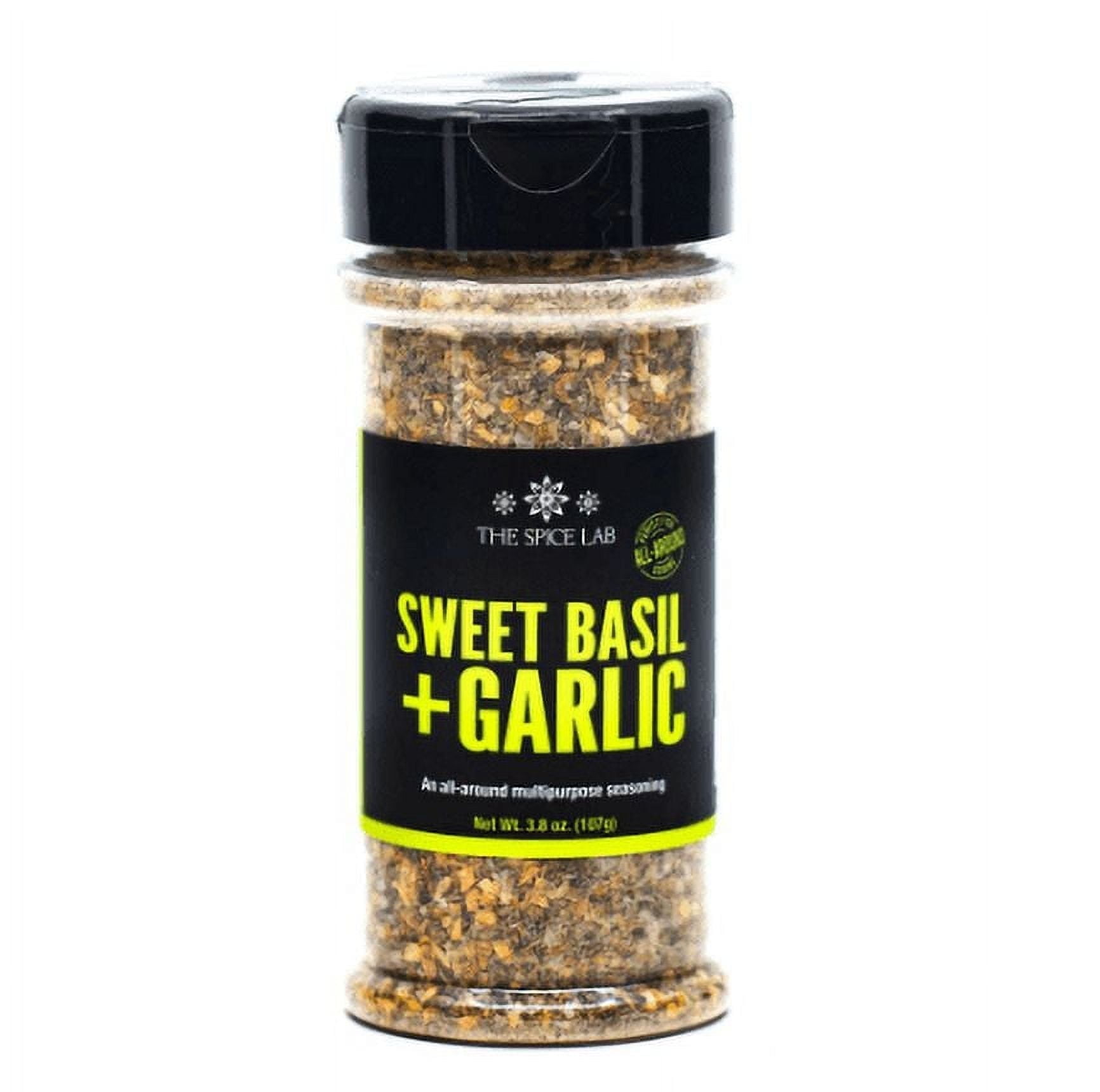 The Spice Lab, Sweet Basil + Garlic, 3.8 oz - Walmart.com