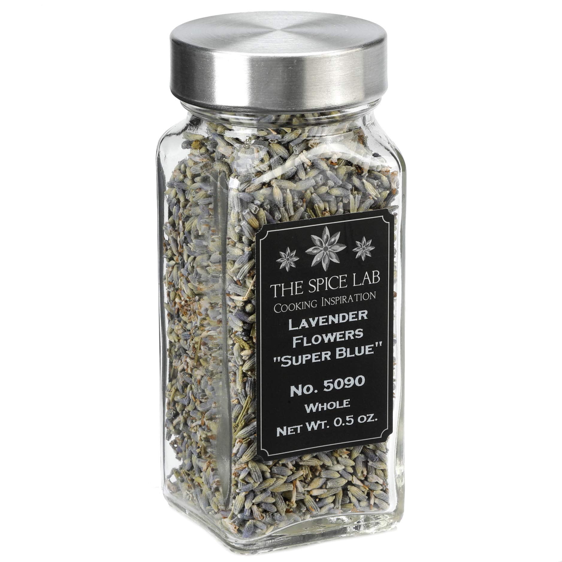 The Spice Lab Whole Lavender Flowers "Super Blue" Spice - All Natural ...