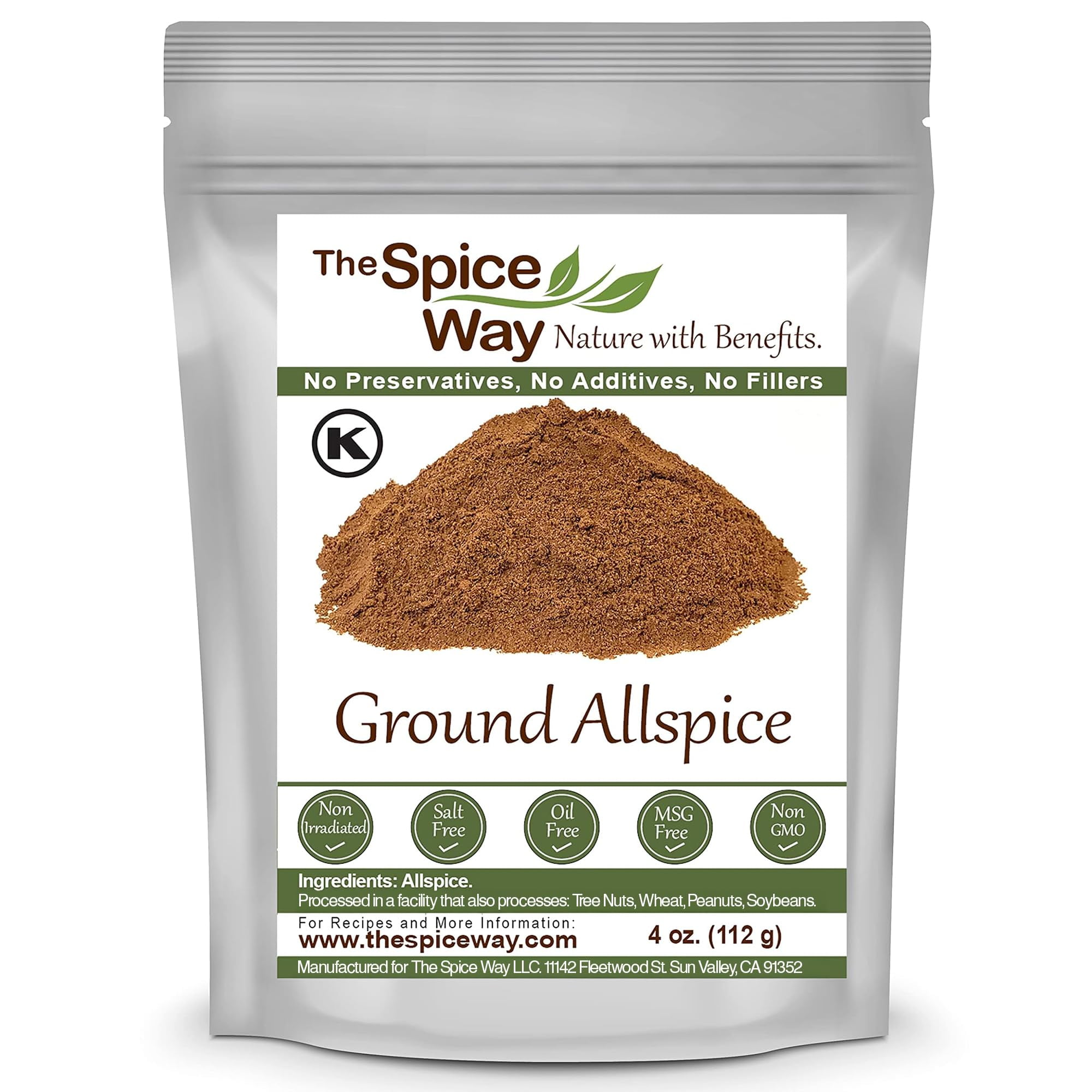 The Spice Way Allspice BCF26 - ground (4 oz) a multipurpose berry ...