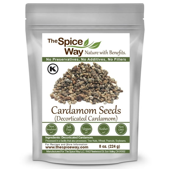 The Spice Way Decorticated Cardamom Seeds - Indian, Middle Eastern and ...