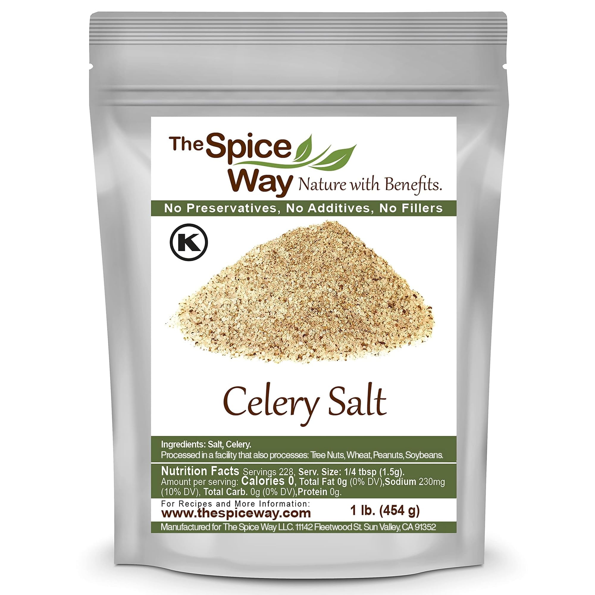 The Spice Way Celery MSF2 Salt - 1 lb. - fresh celery salt seasoning blend - Walmart.com