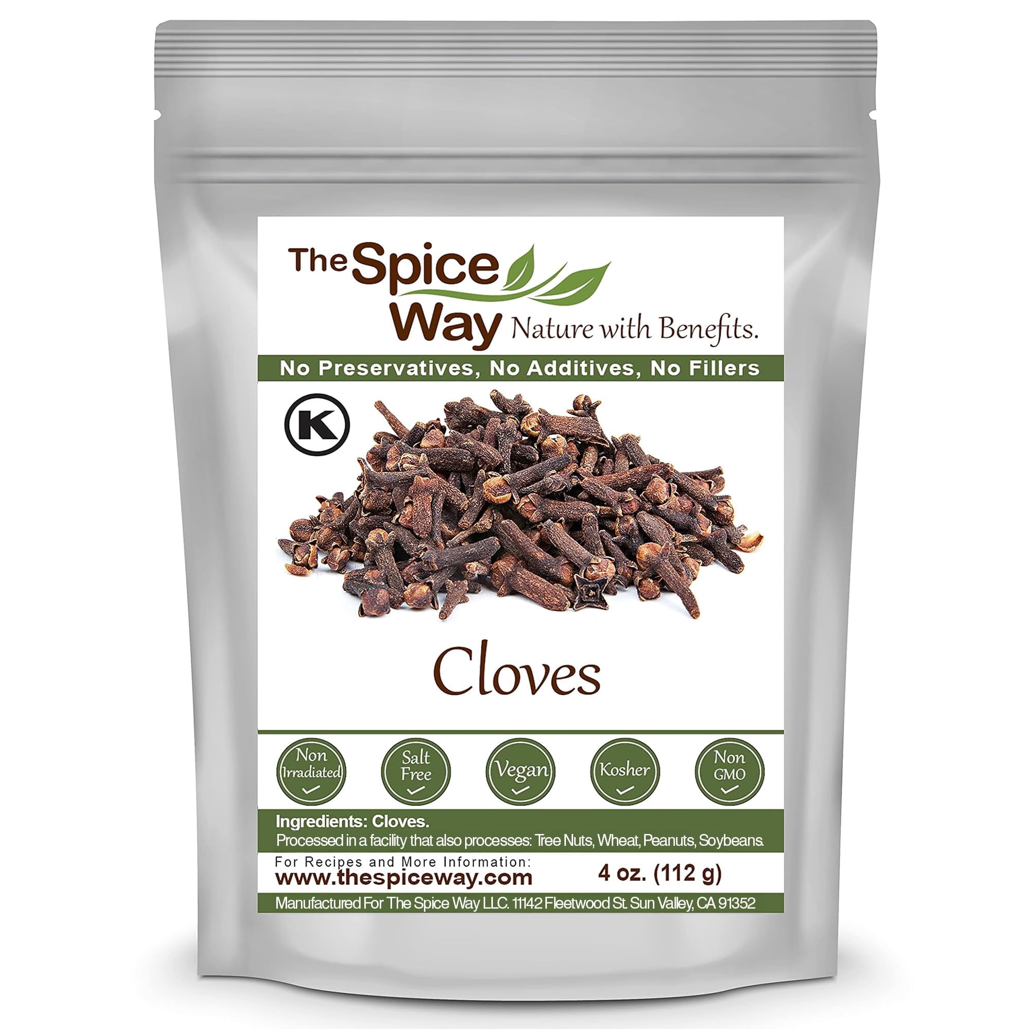 The Spice Way Cloves AIF9 - whole (4 oz)| clove spice, for many savory ...