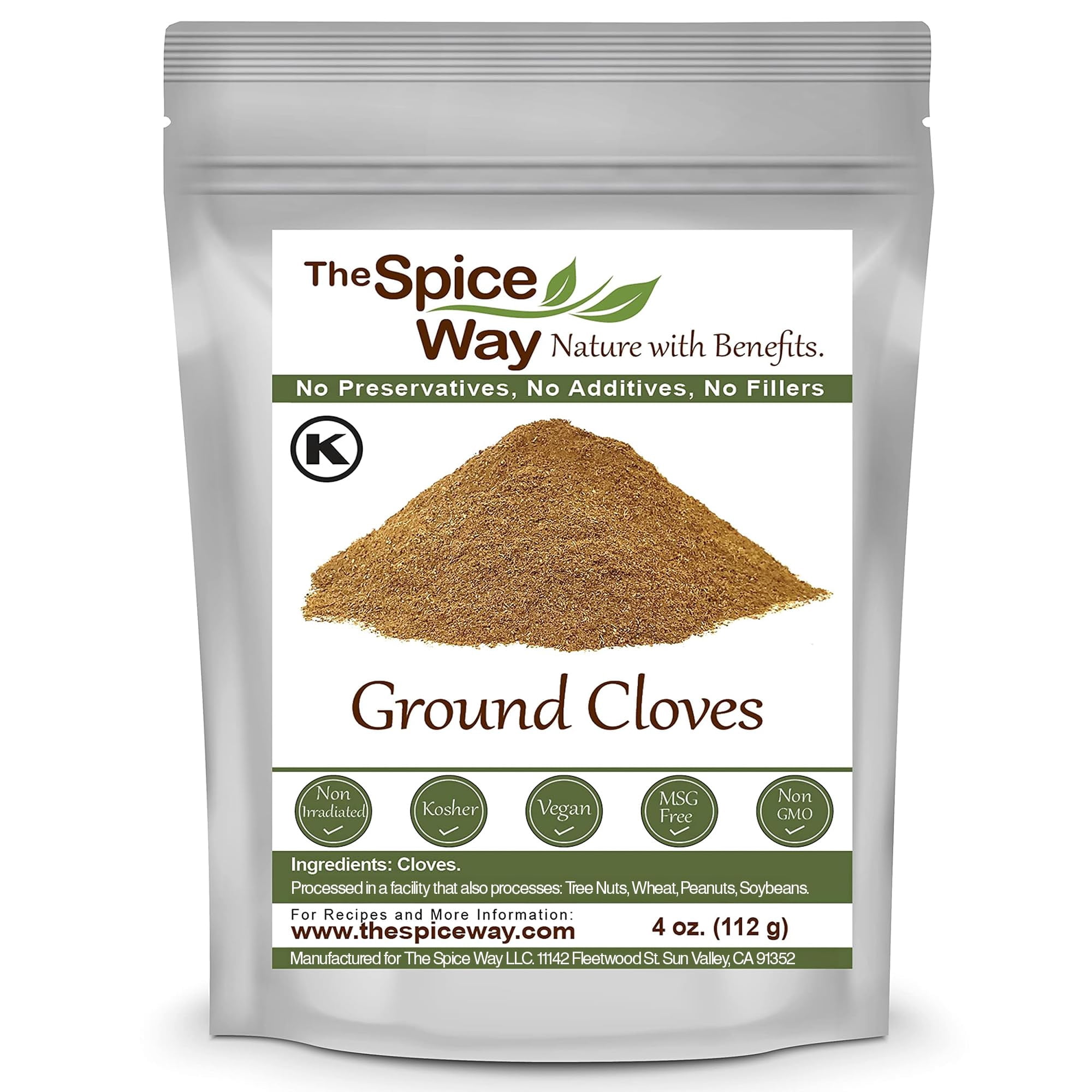 The Spice Way Cloves - MDA05 ground (4 oz) clove powder or clove spice ...