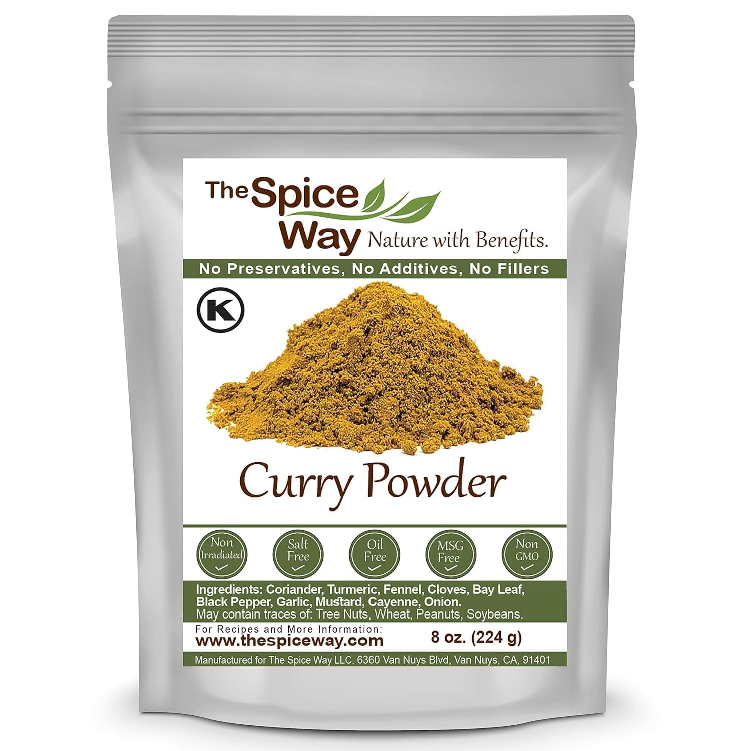 The Spice Way Curry Powder HYZ01 - authentic seasoning, salt free, No ...