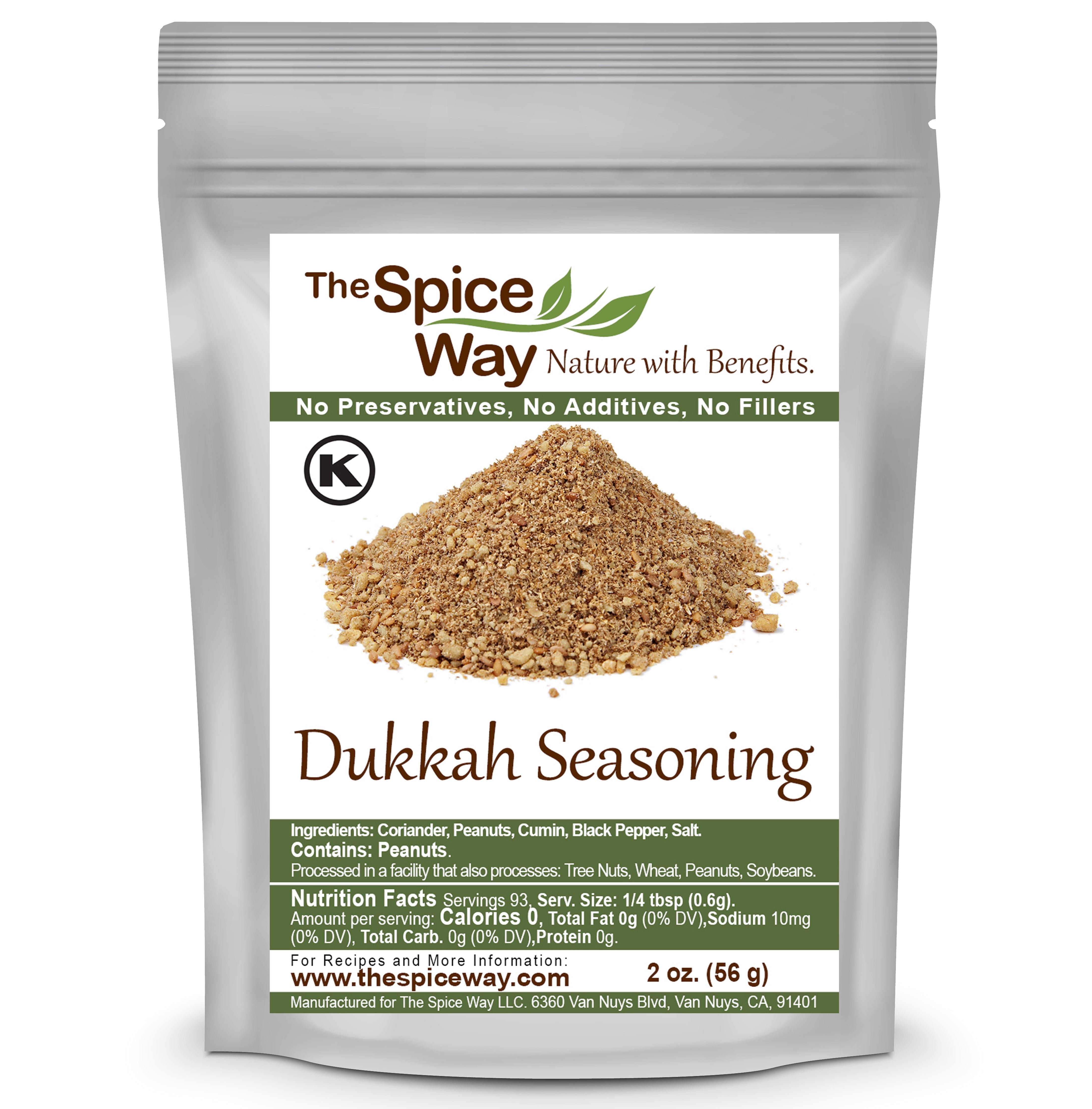 The Spice Way Dukkah, Traditional Egyptian Spice Blend with Coriander ...